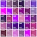 Purple Color Shades Poster: 100 Tones Chart (digital Print) - Etsy