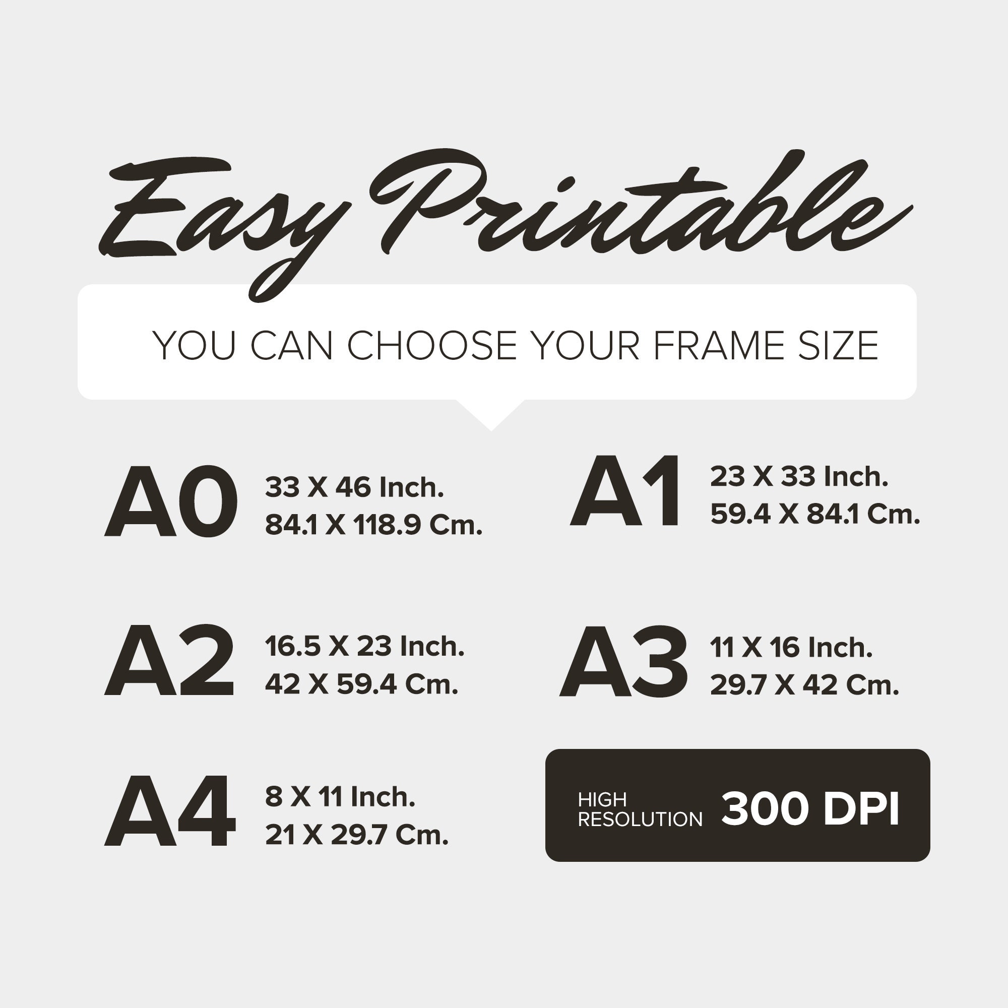 Yellow Color Shades Poster: Wall Art Chart (A0-A4 Digital Print) - Etsy