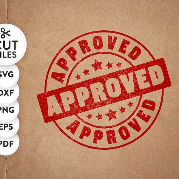 Custom Approved Stamp - Etsy