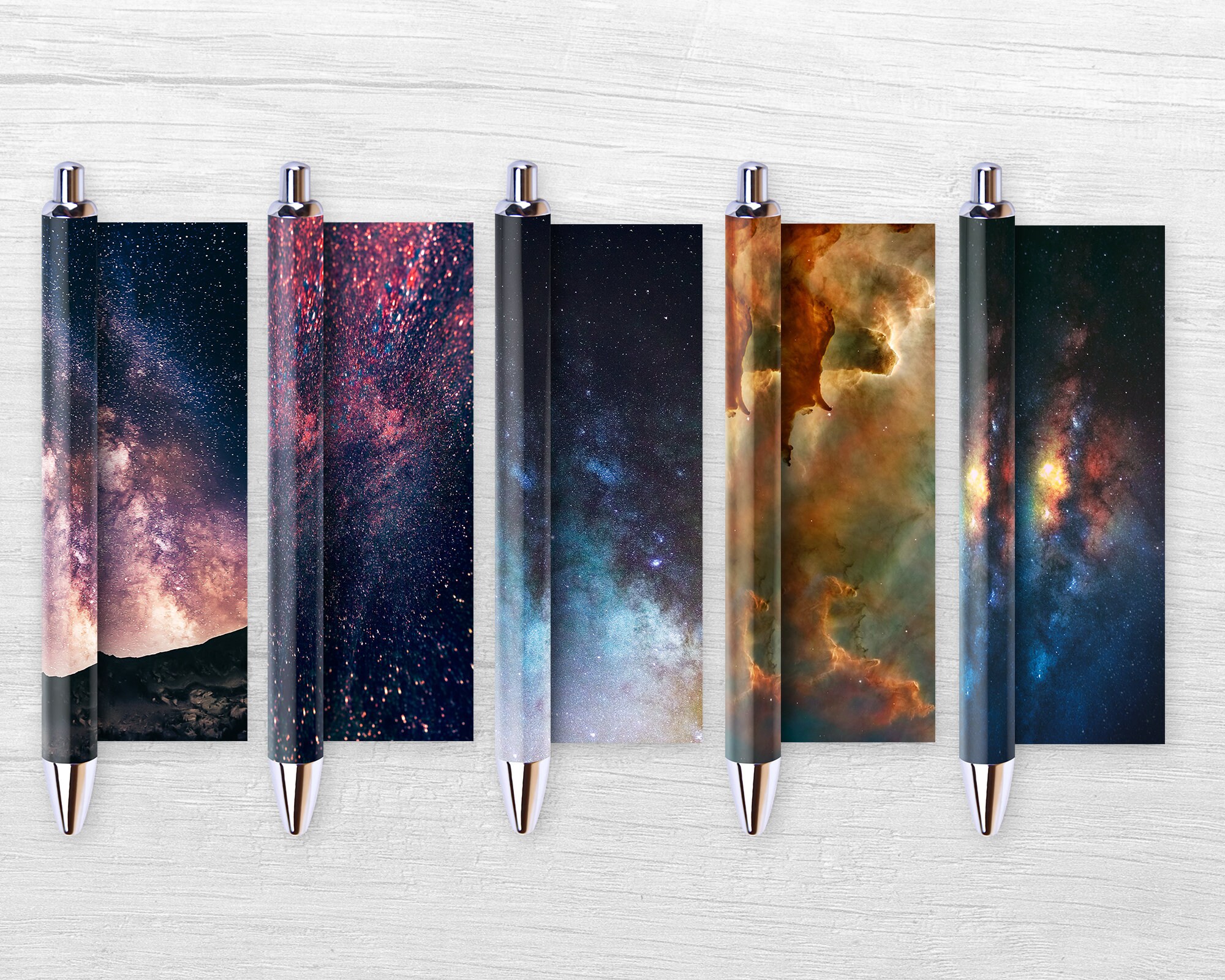 Galaxy Pen Wraps: Ink Joy Compatible, Waterslide Design (digital Files ...