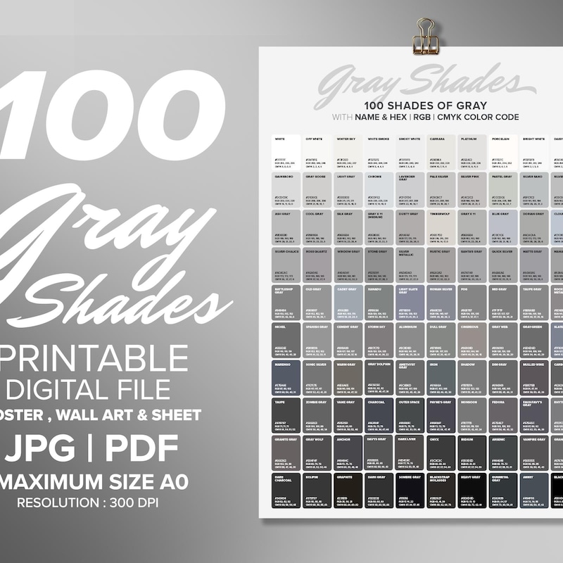 Shades of Grey - Etsy