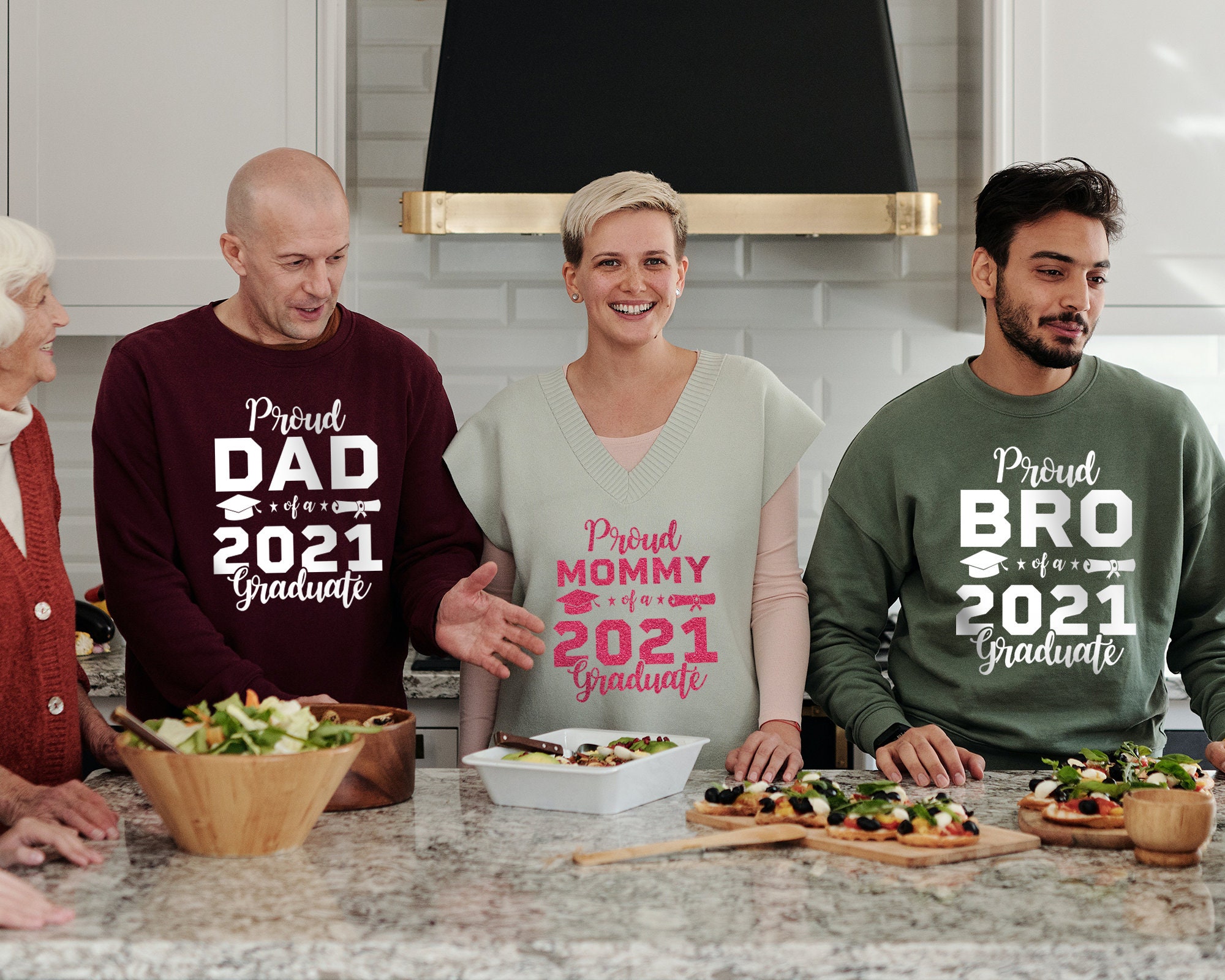 2021 Graduate Matching Family Graduation Proud Family Of A | Etsy