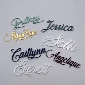 Custom Cake Charms | Personalized | Cake Plaque Name | Birthday Cake ...
