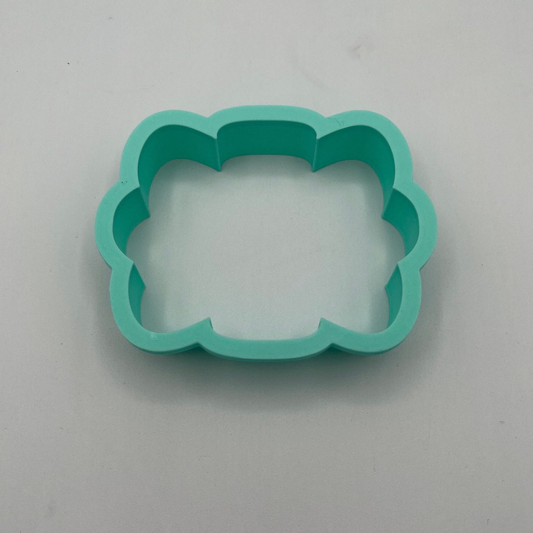 Lily Plaque Curved Plaque Cookie Cutter Sugar Cookies 3D Printed ...