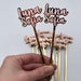Custom Drink Stirrers Personalized Wedding Birthday Calligraphy ...