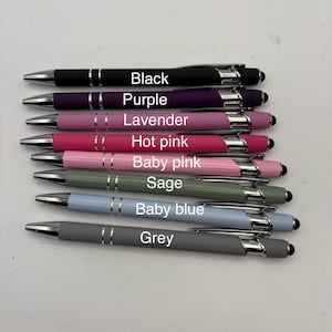 Custom Engraved Pens| Stylus Pens | Business | New Job | Birthday ...