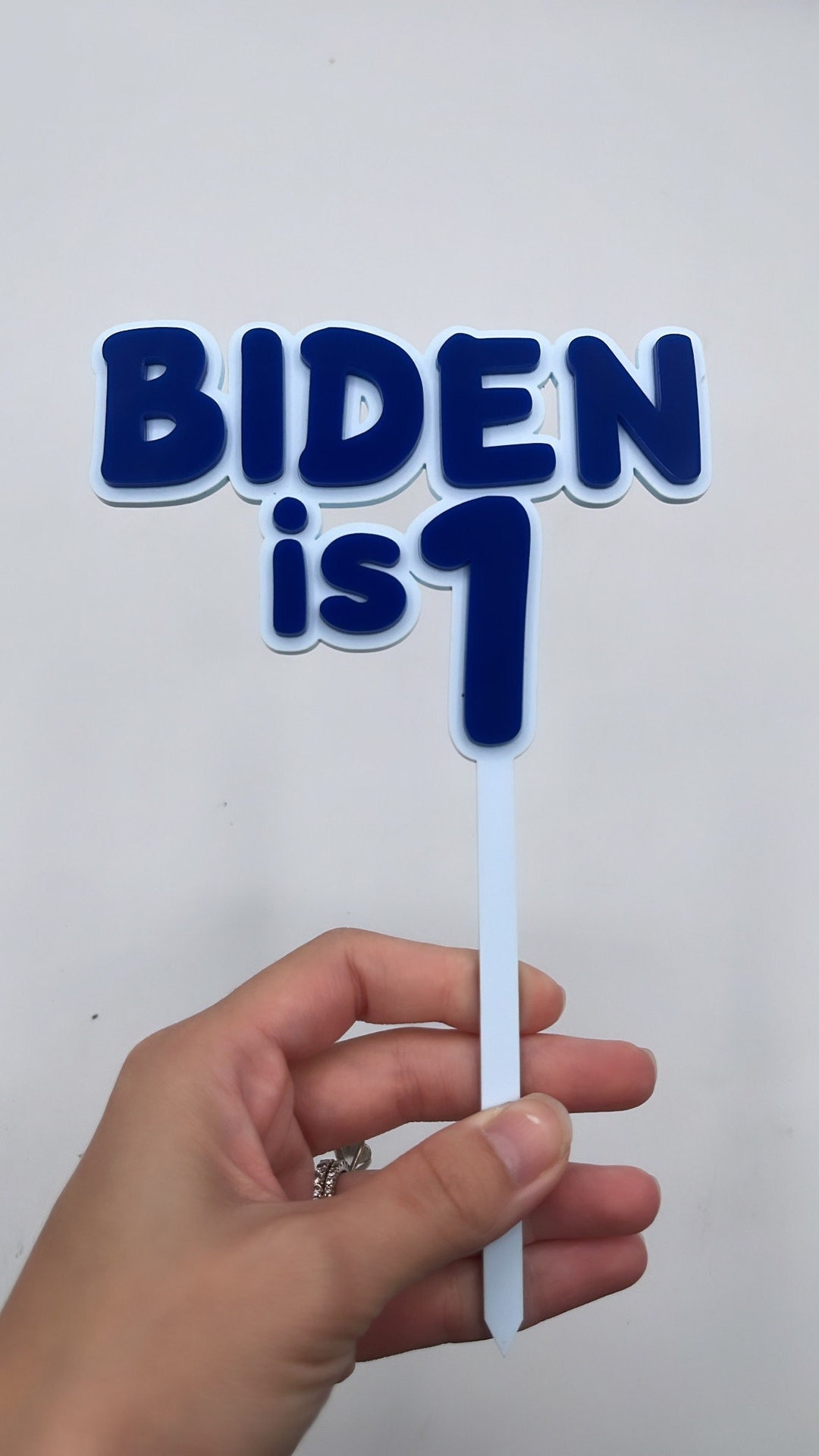 Custom Double Acrylic Cake Topper Name Cake Topper Personalized Cake ...