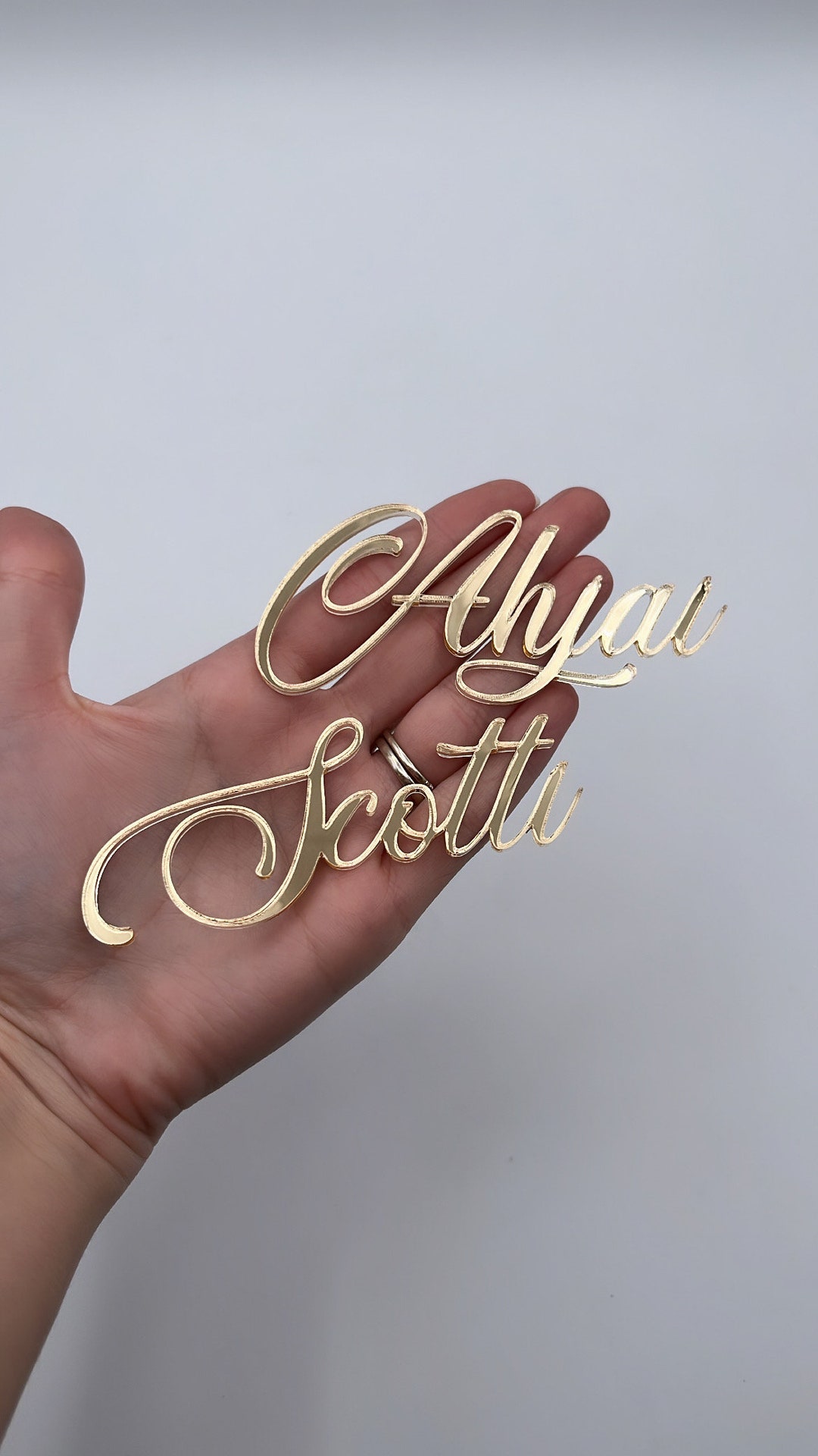 Custom Cake Charms | Personalized | Cake Plaque Name | Birthday Cake ...