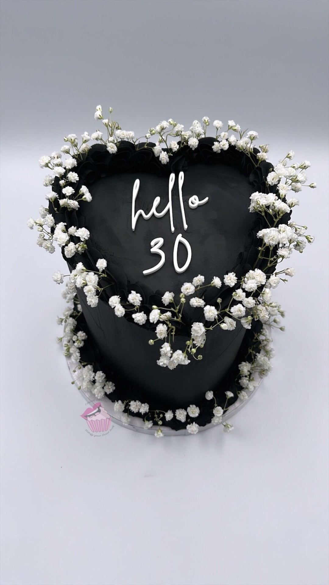 Bespoke Acrylic Cake Charms | Heart Cake Charms | Custom | Personalized ...