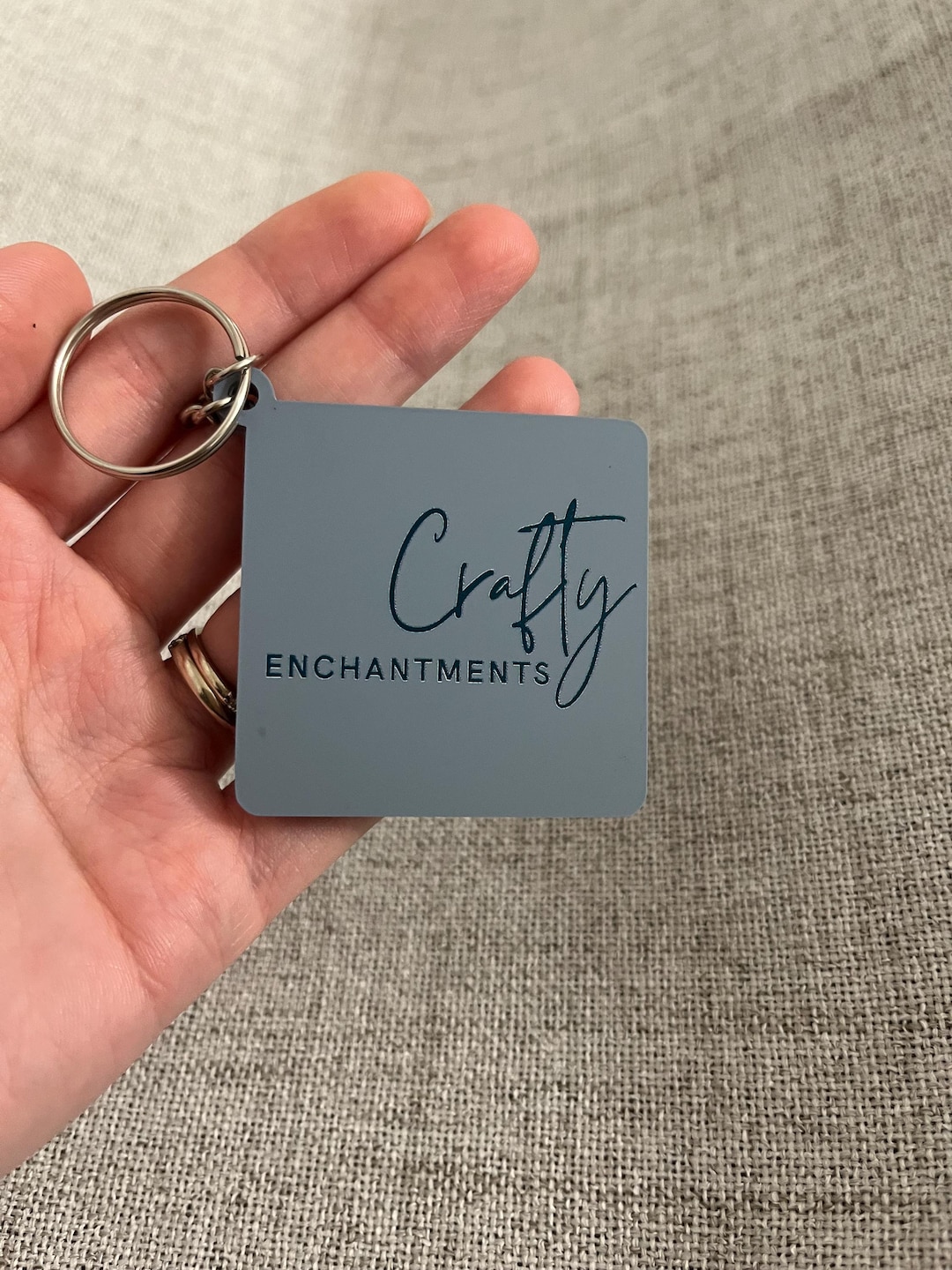 NFC and QR Code Sign Key Chains | Social Media | Scannable | Business ...