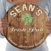 Shamrock Irish Pub 18 Wood Bar Sign Personalized Rustic Wall Decor ...