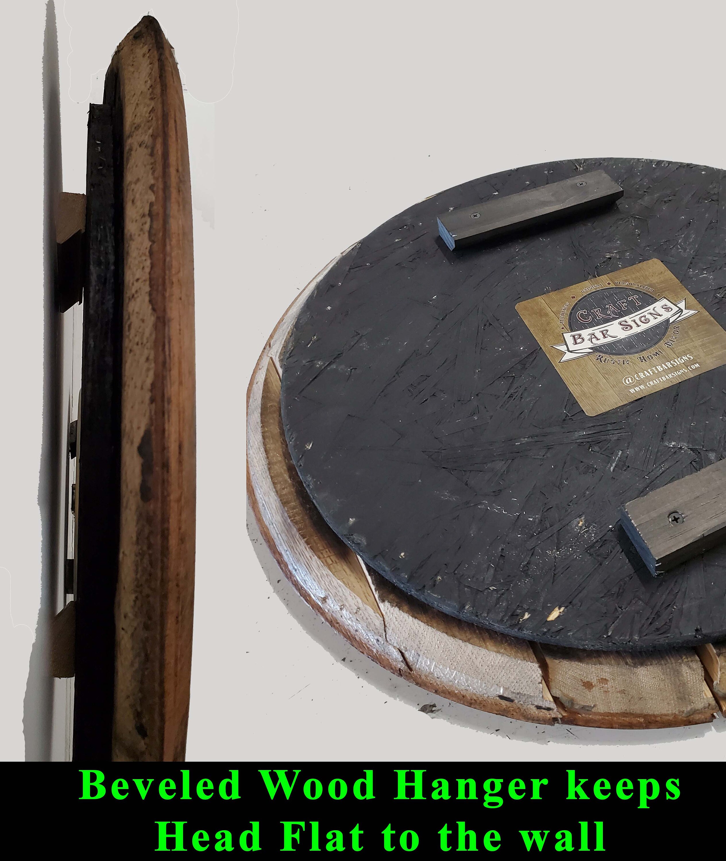 Whiskey Barrel Head Personalized Man Cave Home Bar Sign With | Etsy