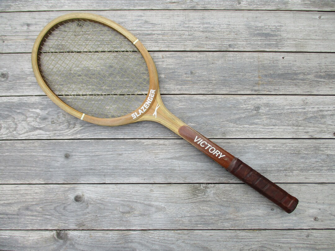 Vintage SLAZENGER VICTORY Wooden Classic Tennis Racket - Etsy