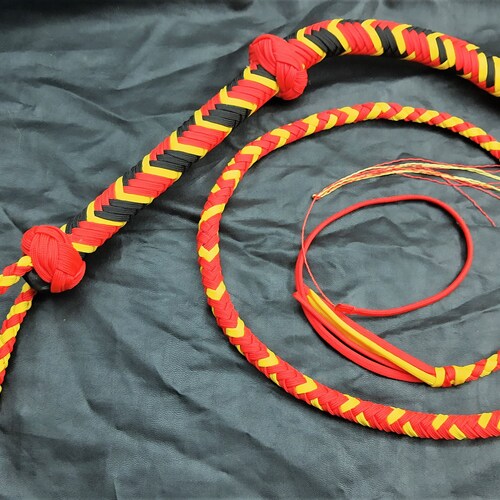 Custom 7 Foot Paracord Bullwhip 16 Plait - Etsy
