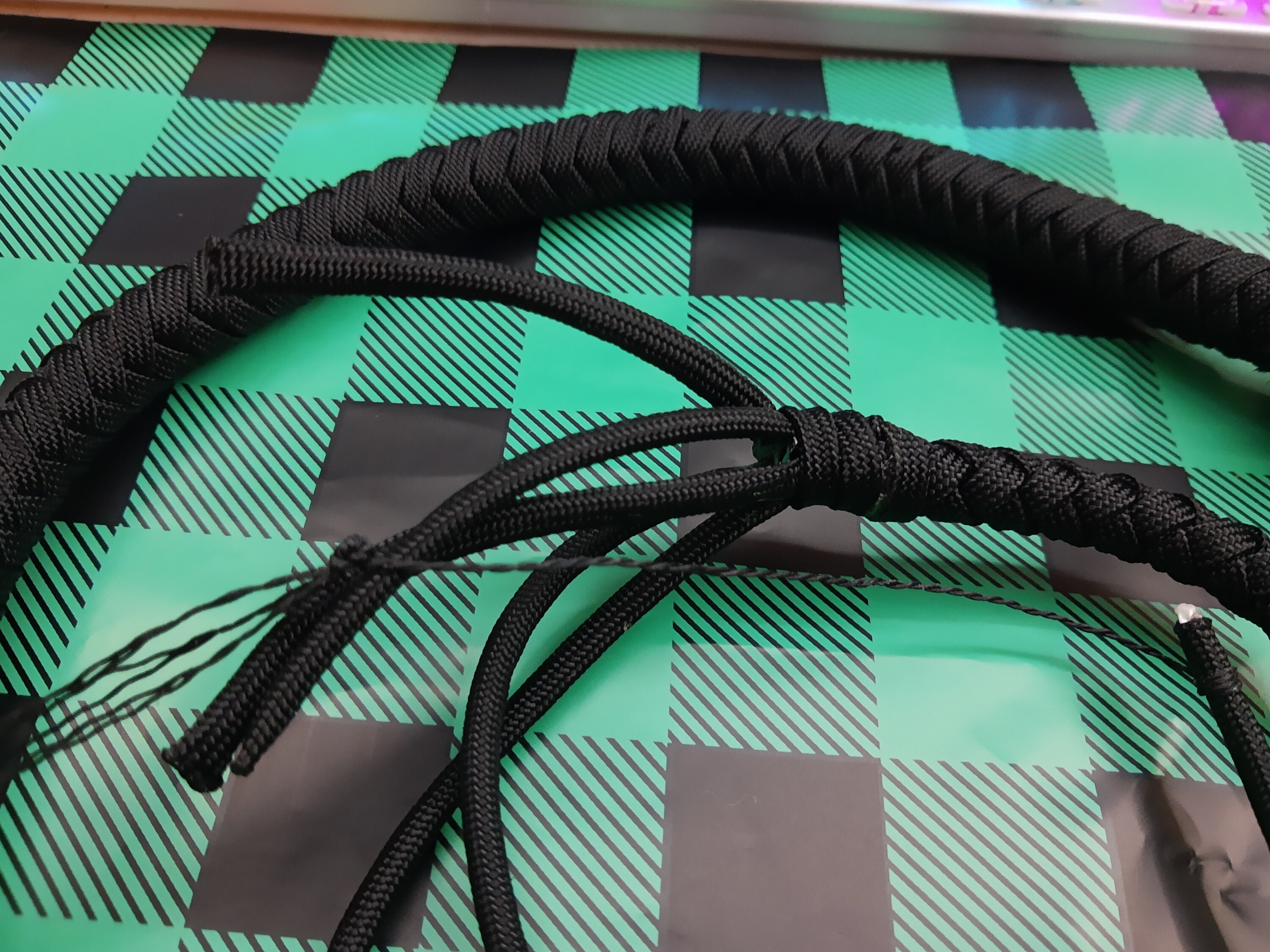 Any 1 Color Pocket Whip Paracord Black Single Tail Whip 2.5 - Etsy