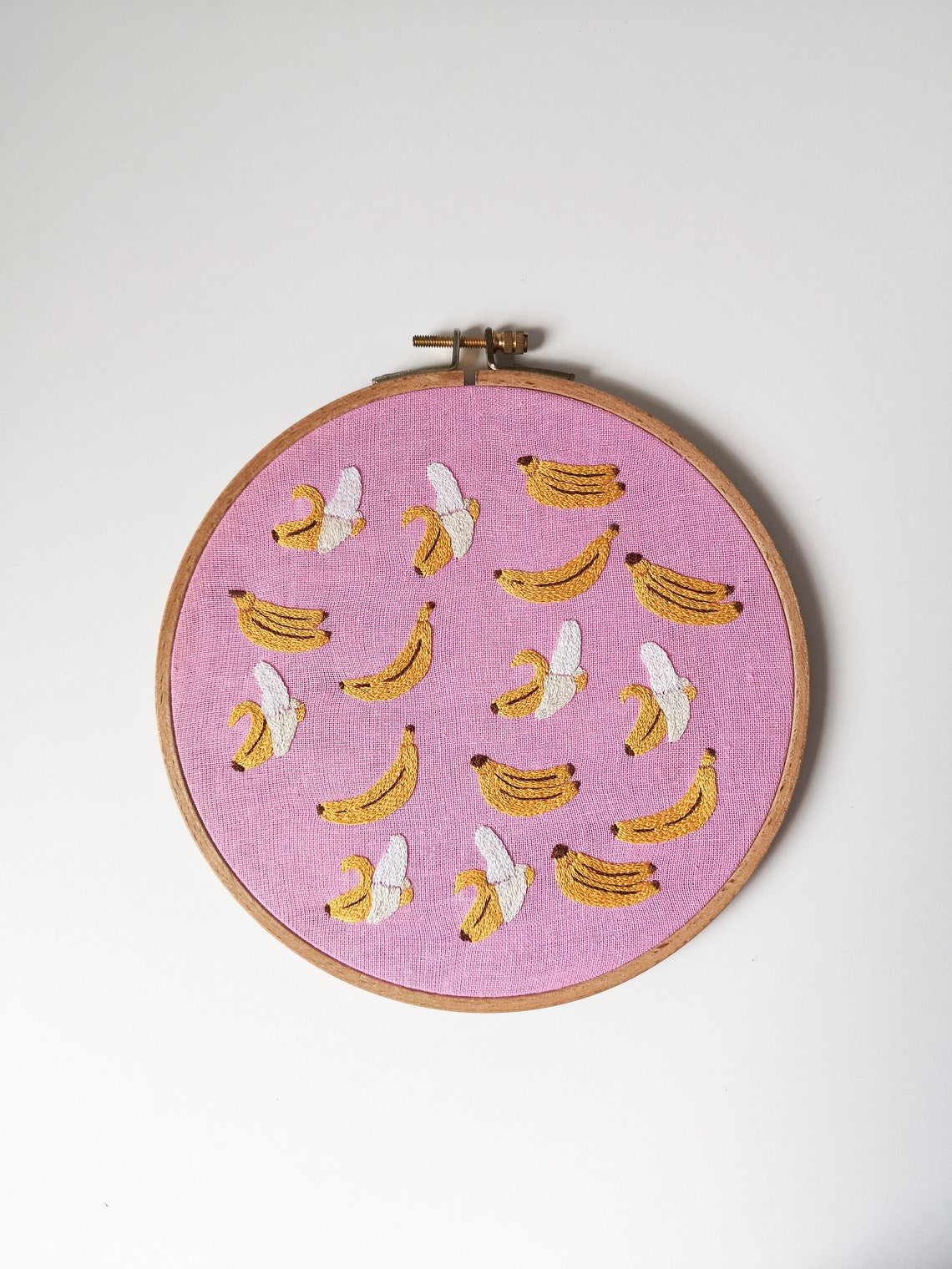 PDF Pattern: Banana Hoop Embroidery Embroidery Designs - Etsy