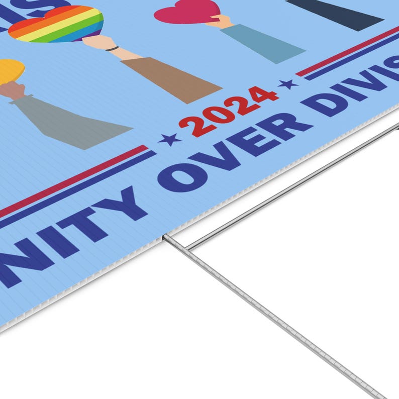 Kamala Harris Tim Walz 2024 Yard Sign, Election 2024 , Gift for ...