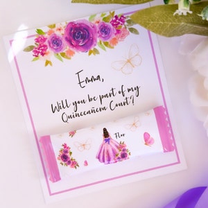 Quinceanera/ Quinceanera Proposal/personalized Note /will You Be My ...