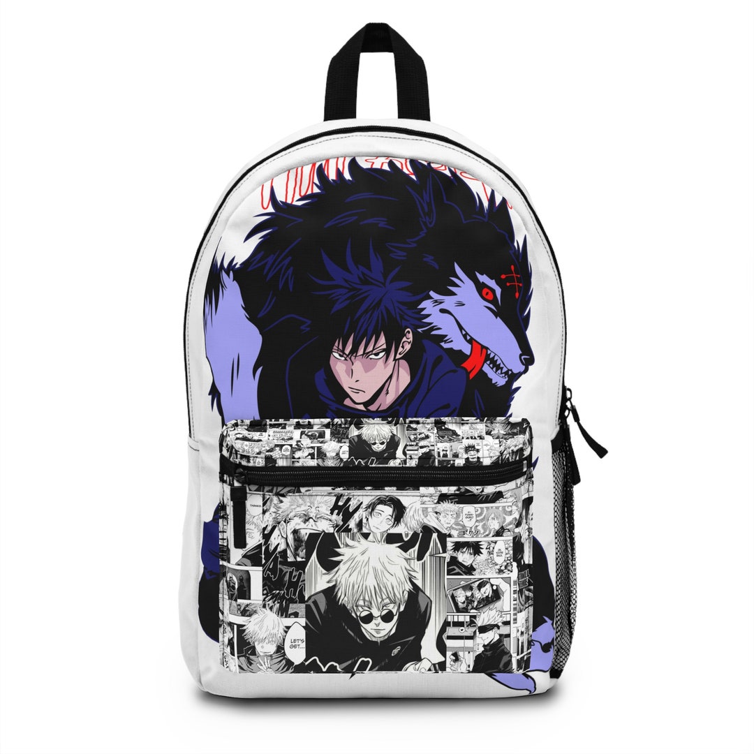 JJK Anime Manga Shadow Megumi Backpack - Etsy