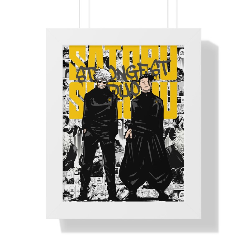 JJK Panel Gojo Ver. 3 Framed Vertical Poster - Etsy