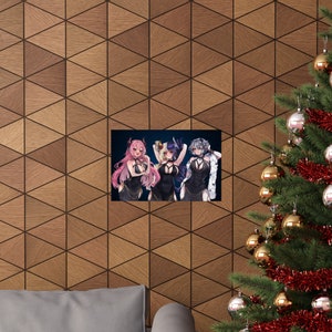 Aila Demon Trio Vtuber OC Matte Horizontal Posters - Etsy