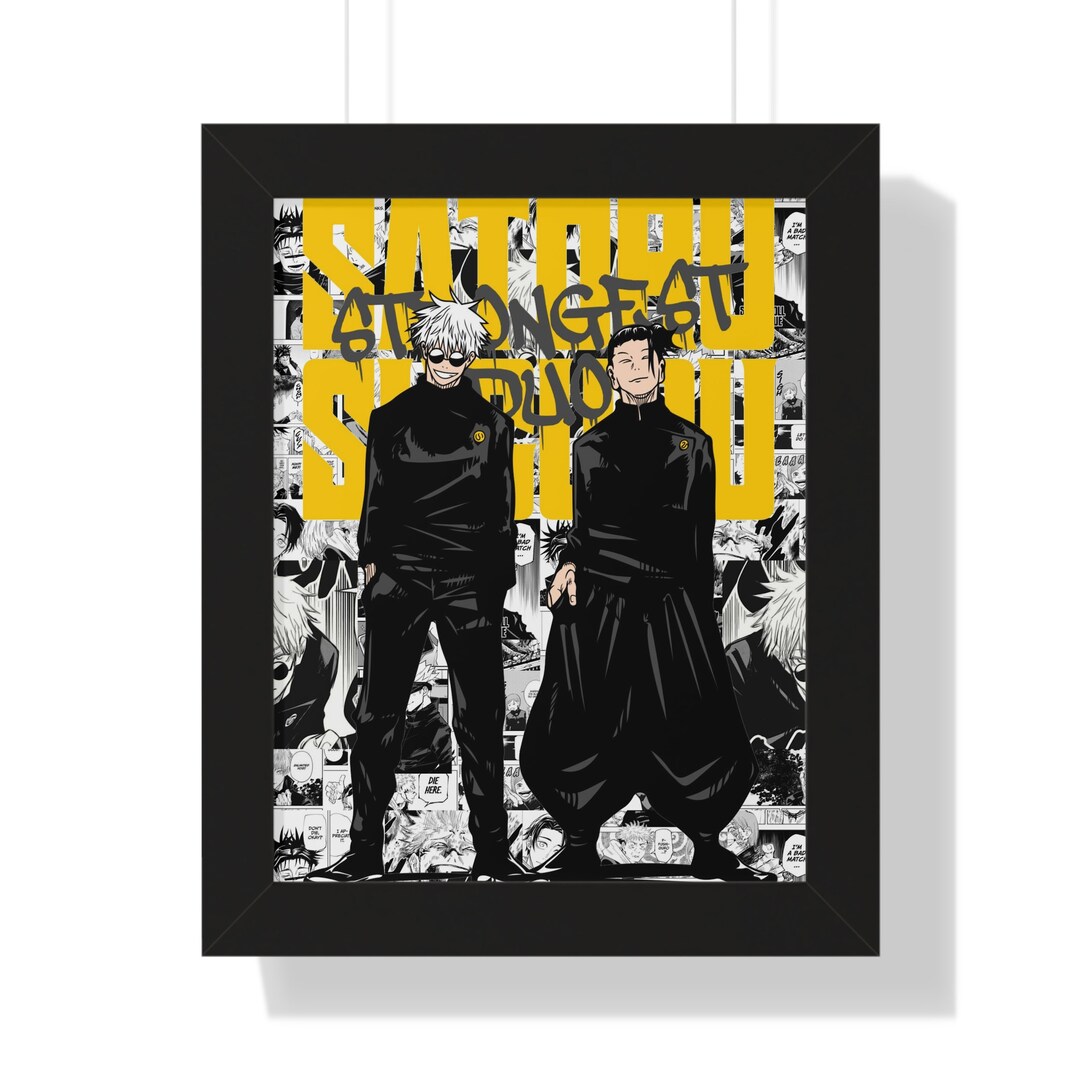 JJK Panel Gojo Ver. 3 Framed Vertical Poster - Etsy