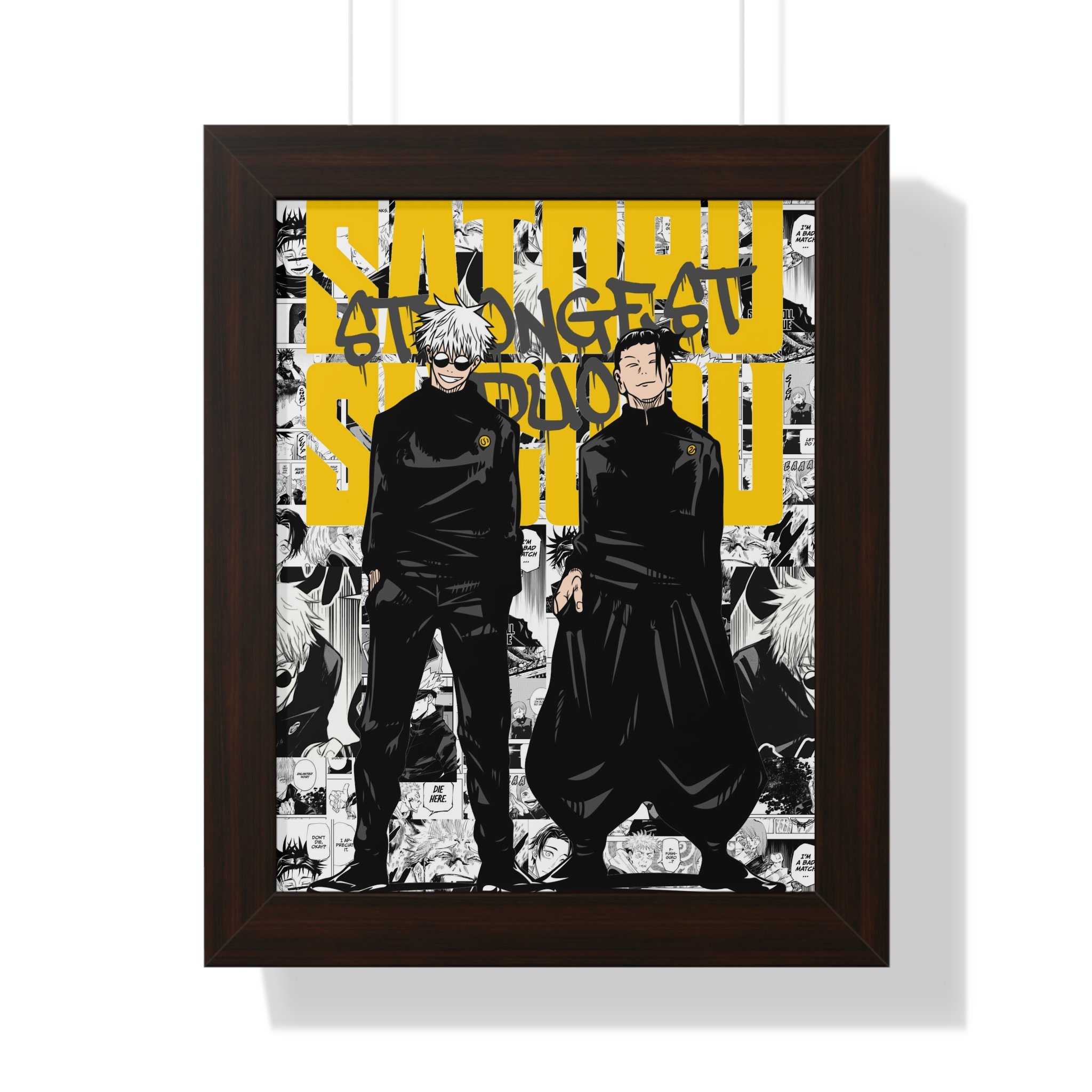 JJK Panel Gojo Ver. 3 Framed Vertical Poster - Etsy