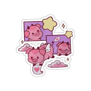 Fat Nugget Hazbin Hotel Die-cut Stickers - Etsy