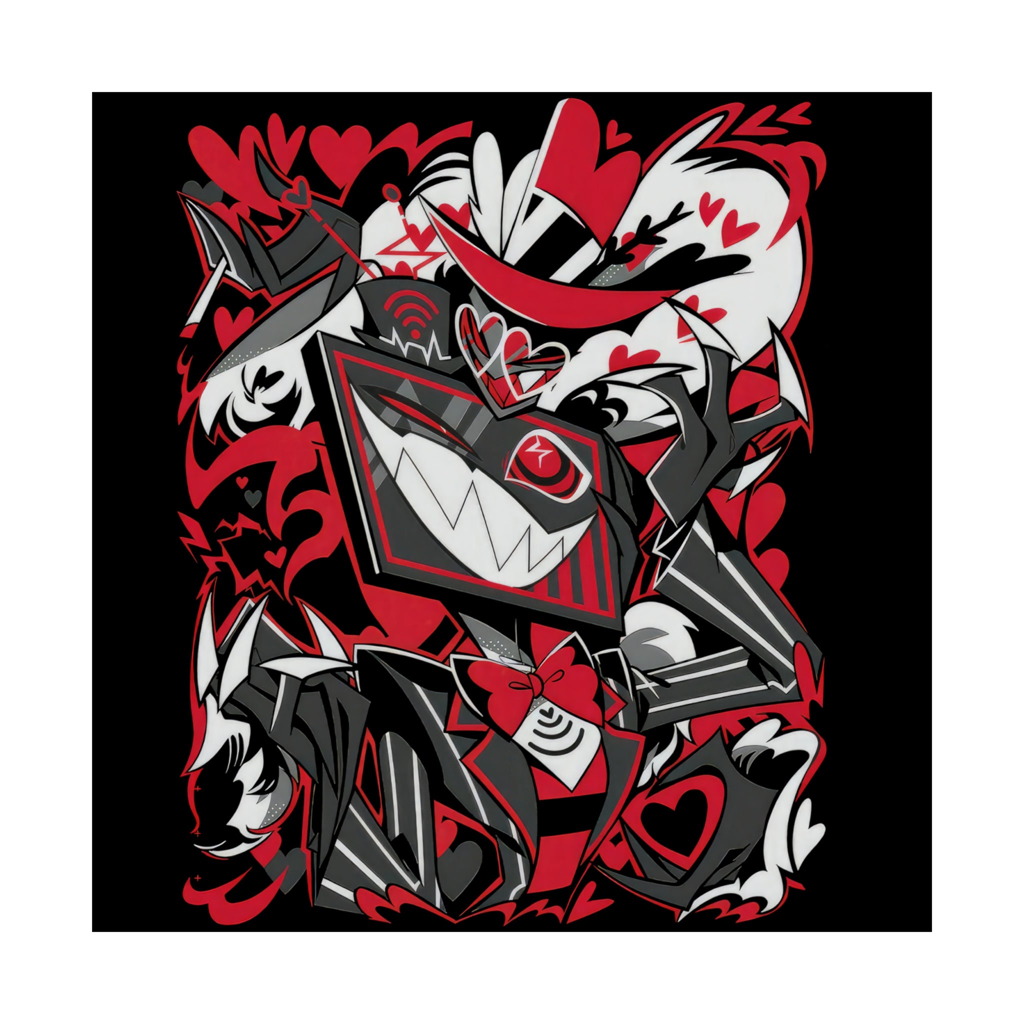 Vox and Val Hazbin Hotel Matte Vertical Posters - Etsy