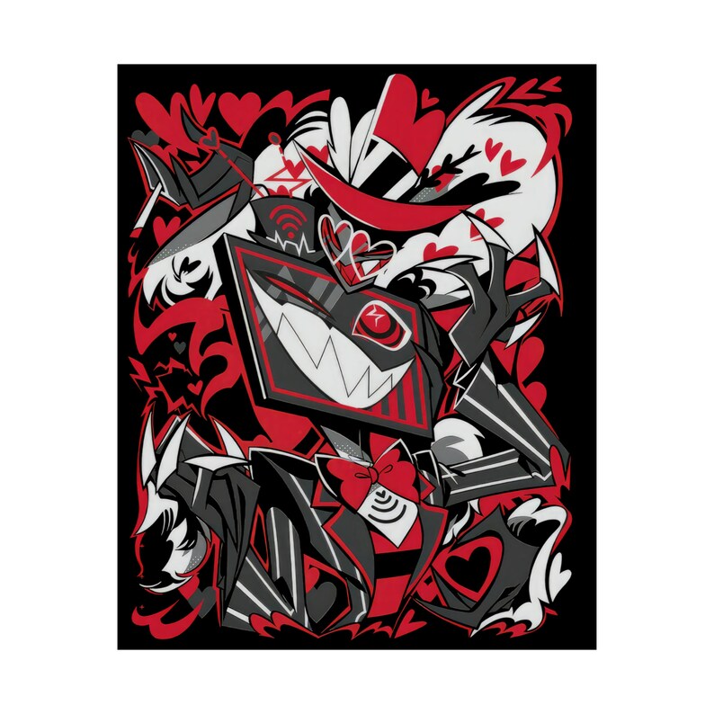 Vox and Val Hazbin Hotel Matte Vertical Posters - Etsy