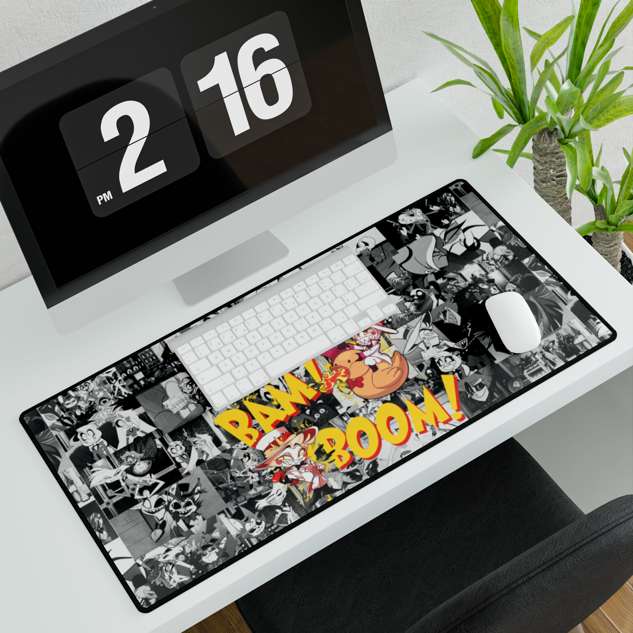 Demon Hotel Manga Panel Lucifer Fanart Desk Mats - Etsy