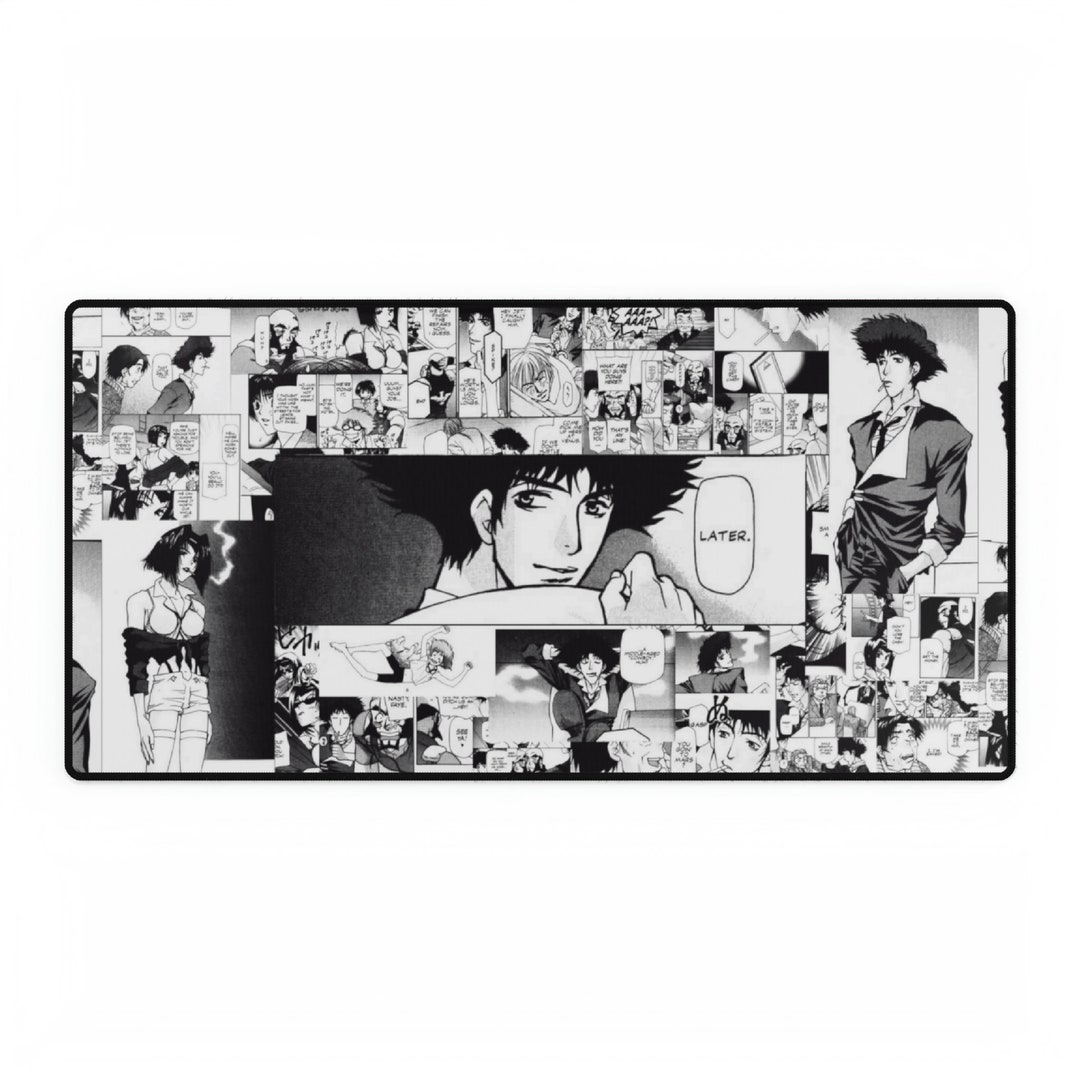 Vintage Anime Cowboy Fighting Bounty Hunter Manga Panel Desk Mats - Etsy