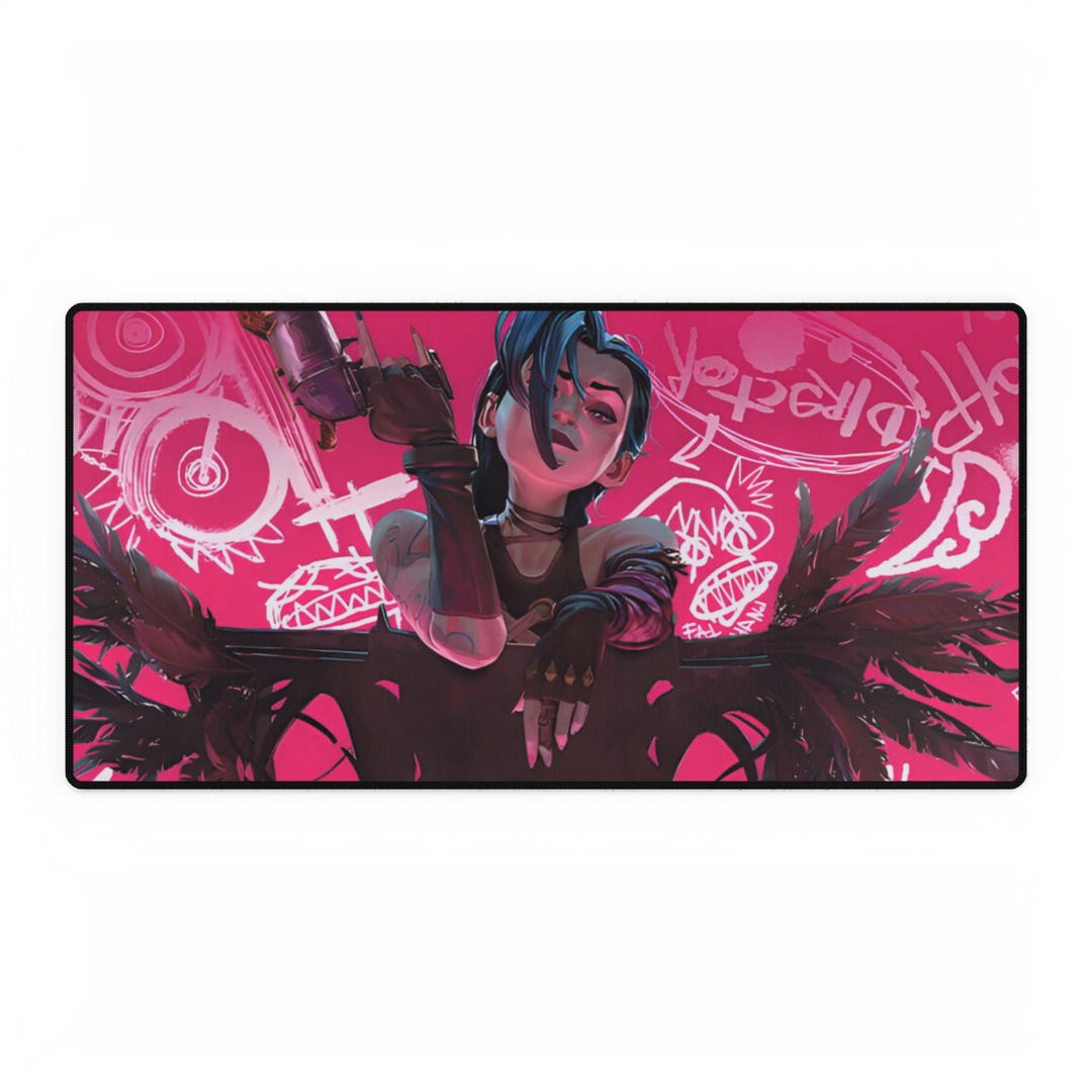 Lol Jinx Arcane Anime Manga Panel Desk Mats - Etsy