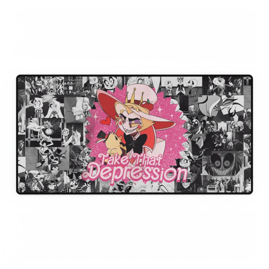 Hazbin Hotel Manga Panel Lucifer Desk Mats - Etsy