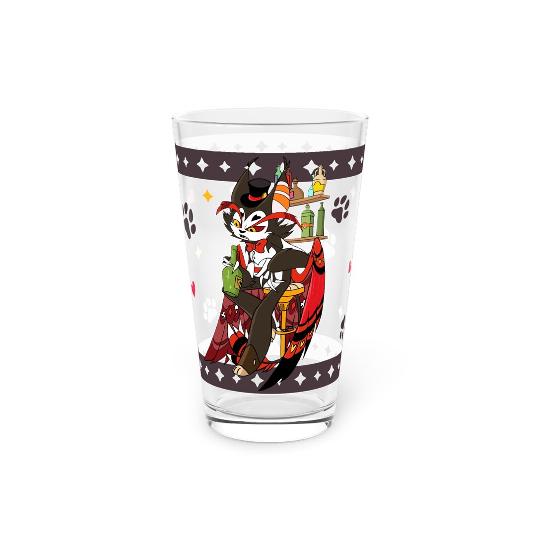 Demon Hotel Bartender Husky Pint Glass, 16oz - Etsy