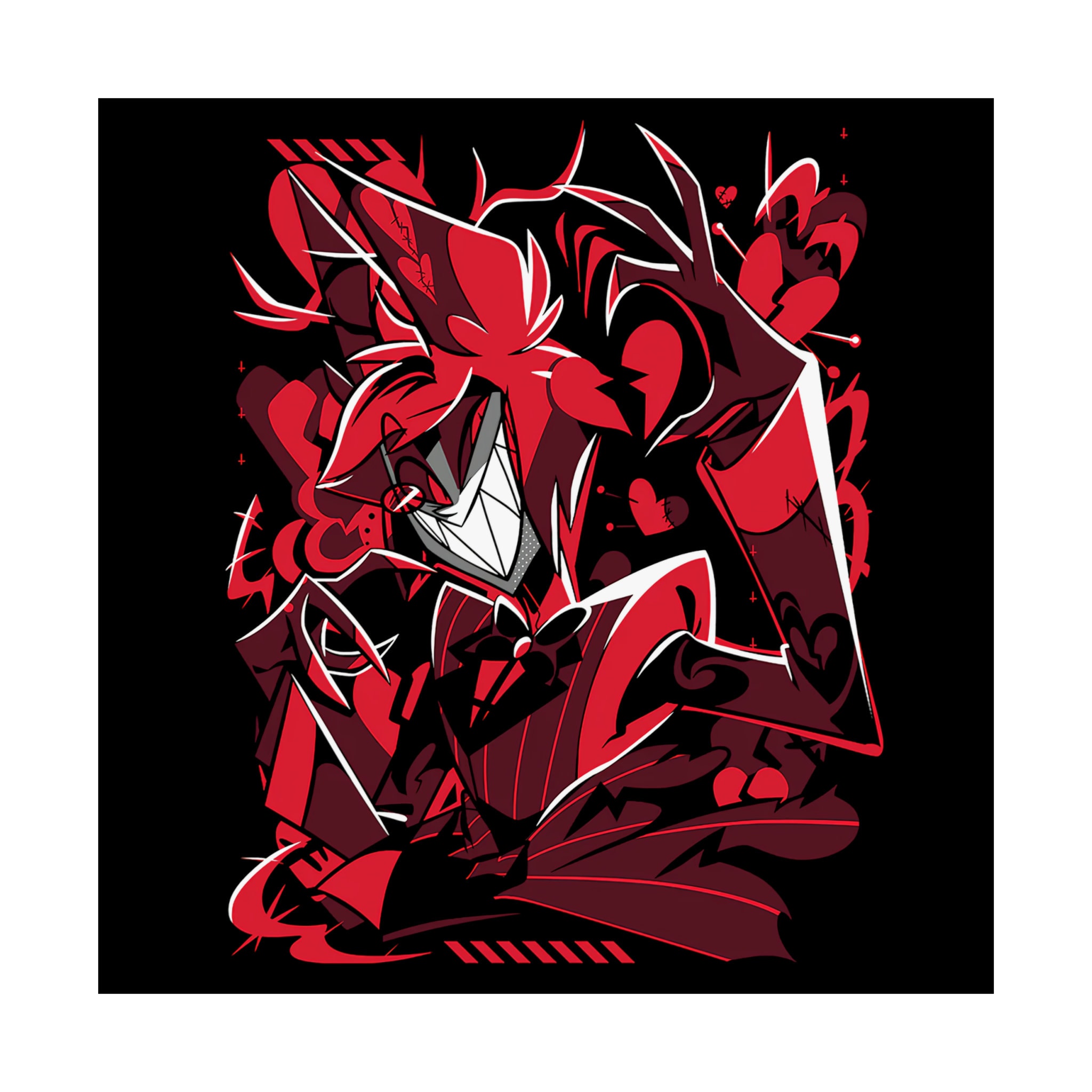 Alastor Hazbin Hotel Matte Vertical Posters - Etsy Canada