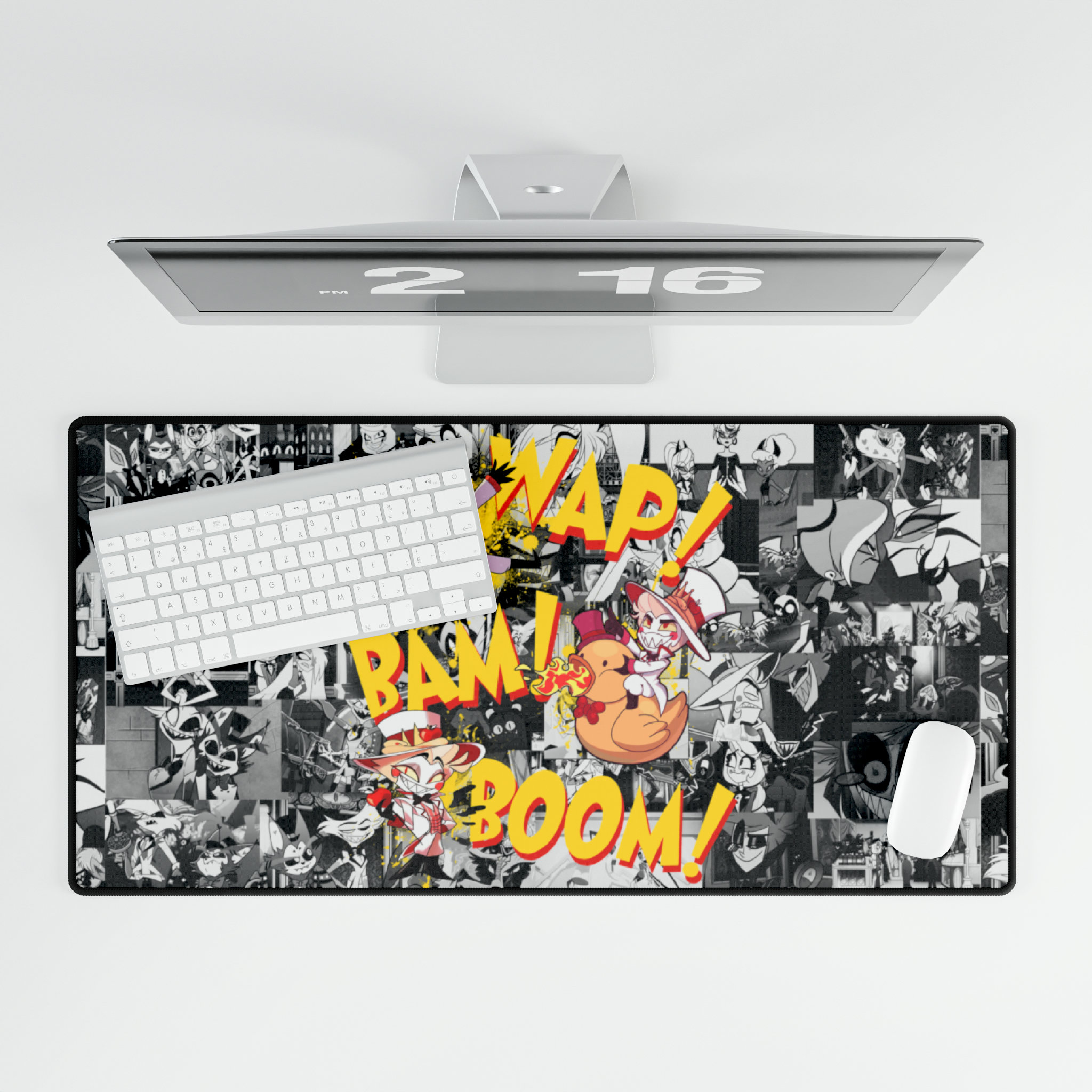 Demon Hotel Manga Panel Lucifer Fanart Desk Mats - Etsy
