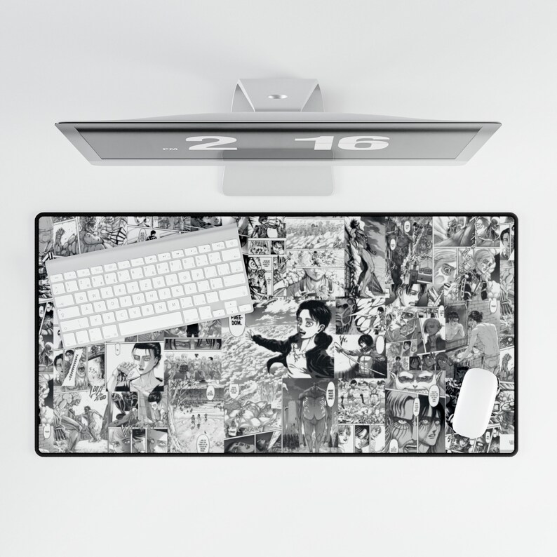 AOT Anime Manga Panel Desk Mats - Etsy