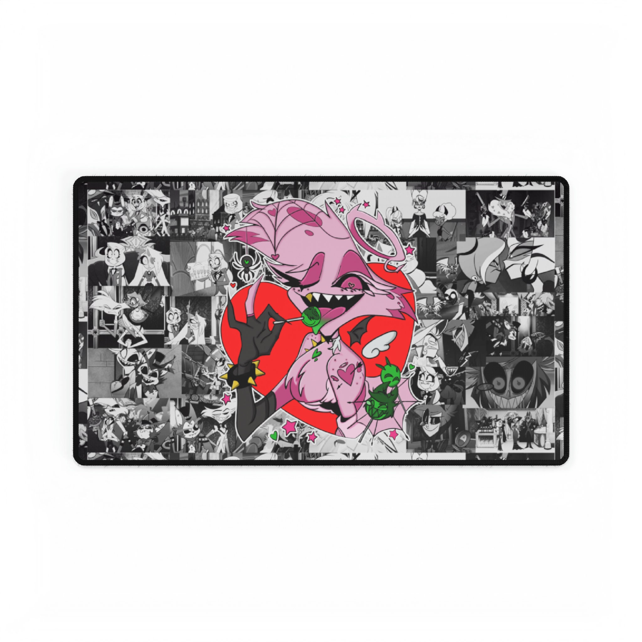 Angel Hazbin Hotel Desk Mat, Hazbin Hotel Decor by Eduardo Camargo ...