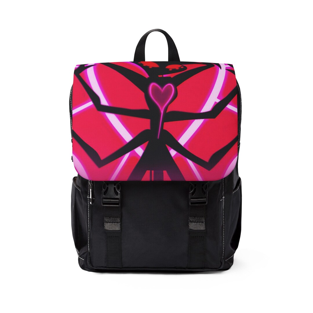 Angel Dust Hazbin Hotel Unisex Casual Shoulder Backpack - Etsy