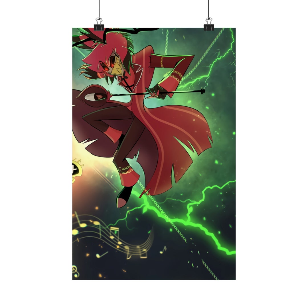 Alastor Half Hazbin Hotel Matte Vertical Posters - Etsy