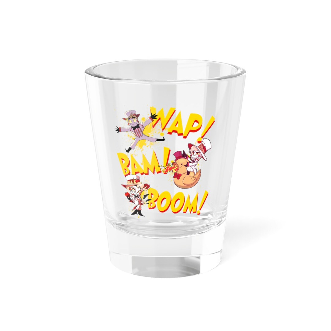 Demon Hotel Lucifer Dad Fanart Shot Glass, 1.5oz - Etsy