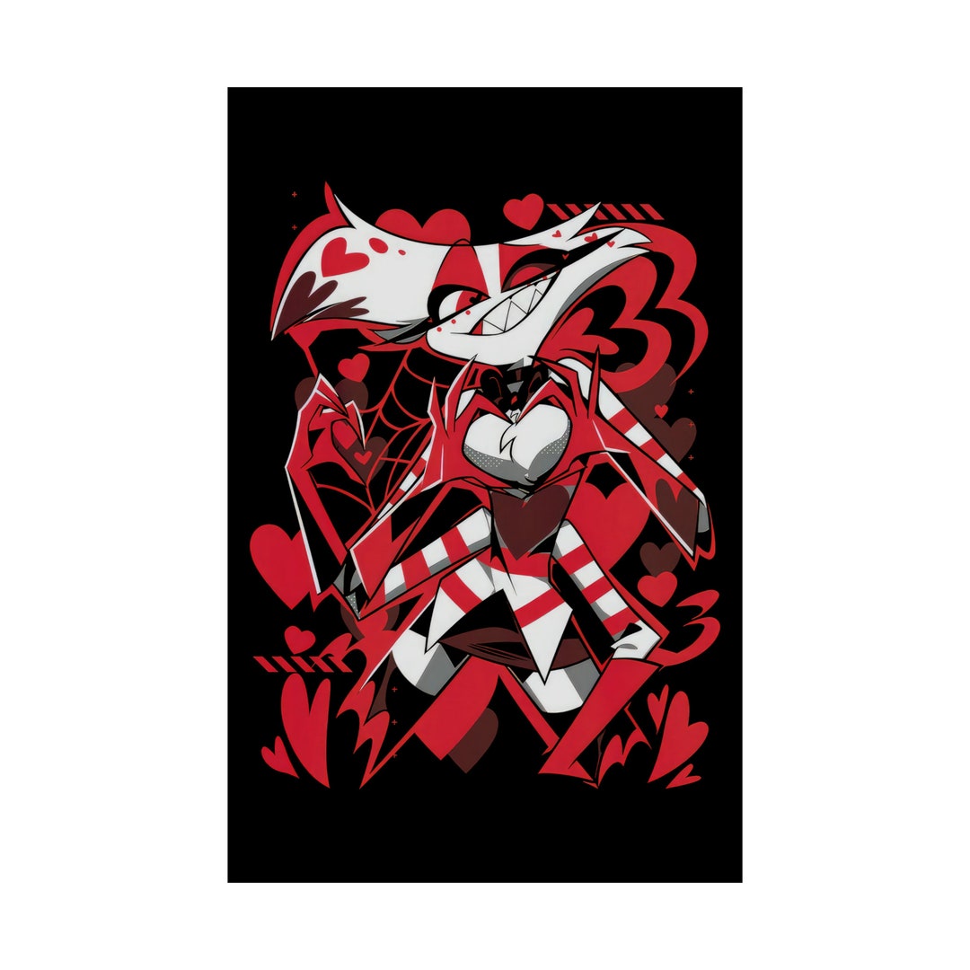 Angel Dust Hazbin Hotel Matte Vertical Posters - Etsy