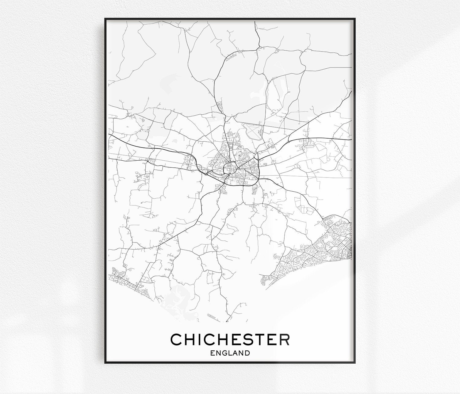 Chichester Postcode Map at Edward Harmon blog