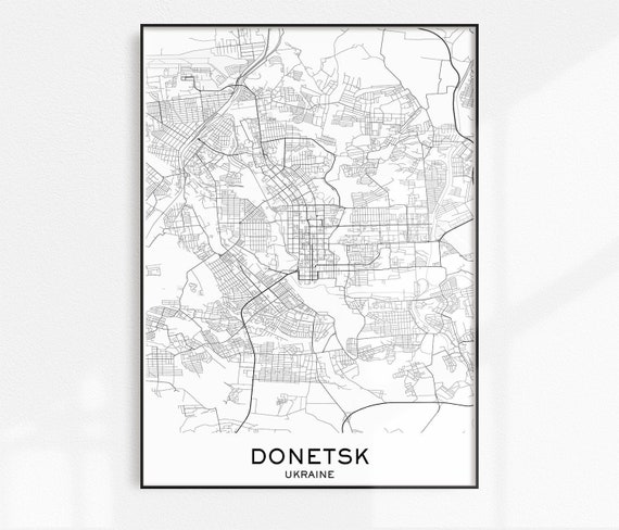 Donetsk Ukraine Map