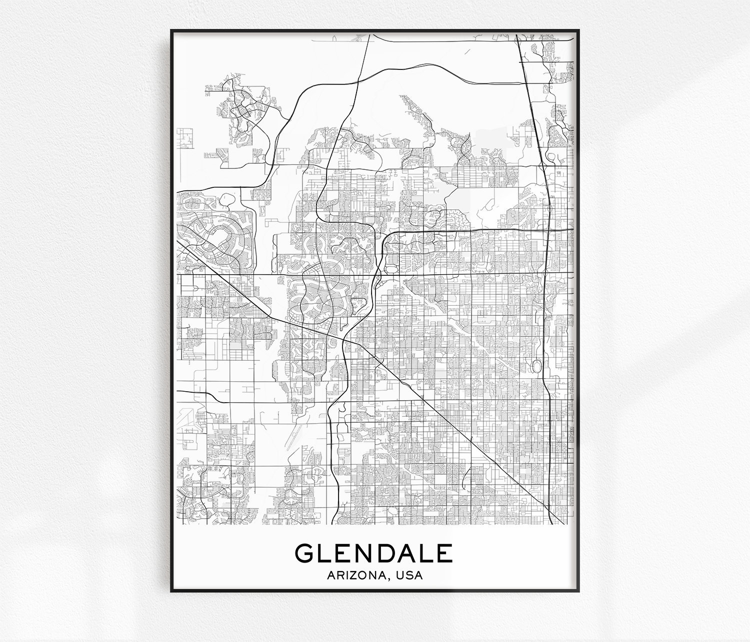Glendale Arizona Us Map