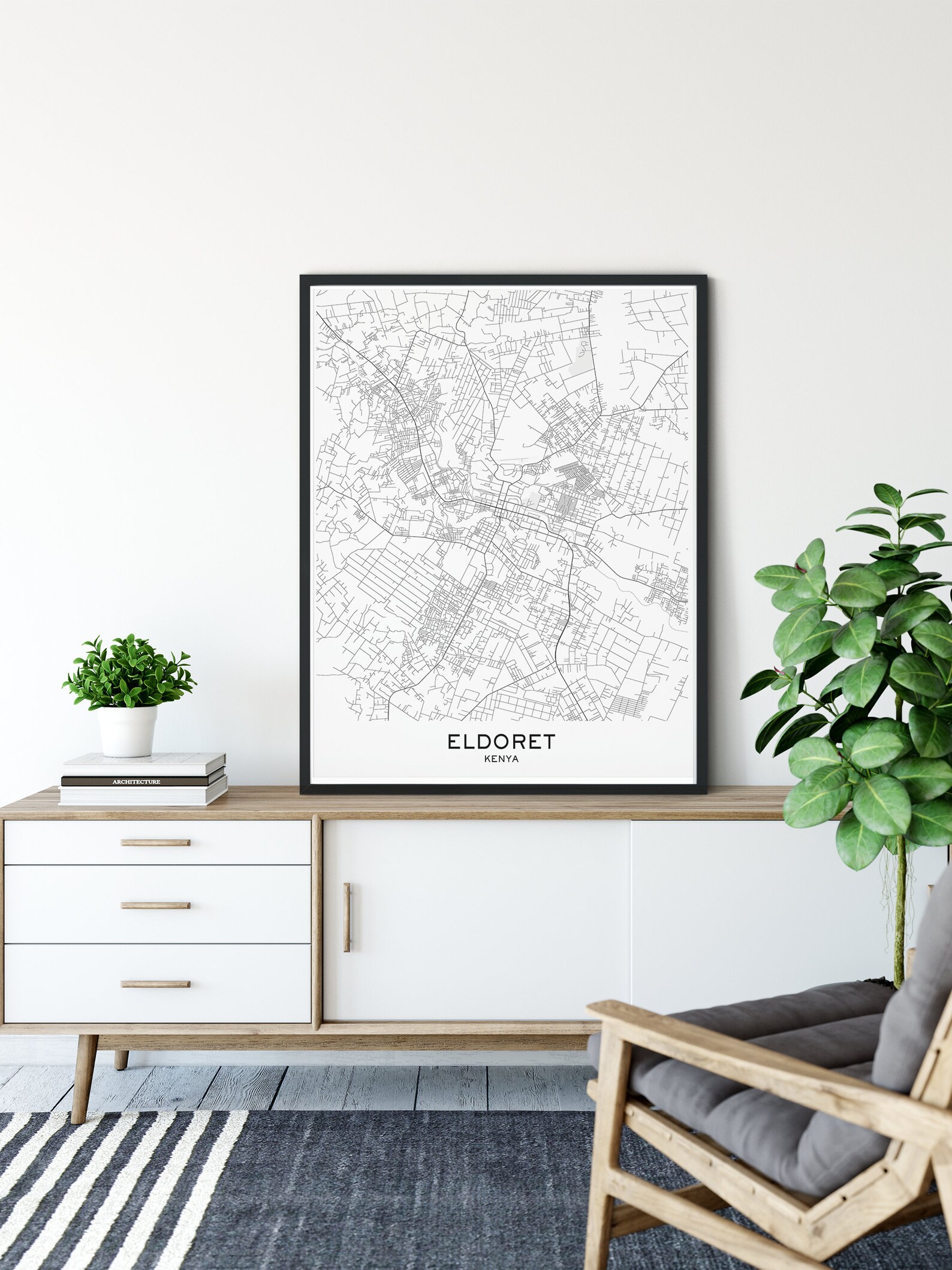 Eldoret Map Print Printable Maps Eldoret Map City Map | Etsy