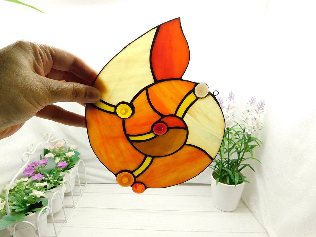 Stained Glass Shell Glass Conch Shell Suncatcher Shell - Etsy