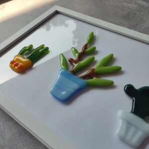 Fused Glass Wall Art, Fusing Plant, Glass Plant, Glass Wall Art, Art ...