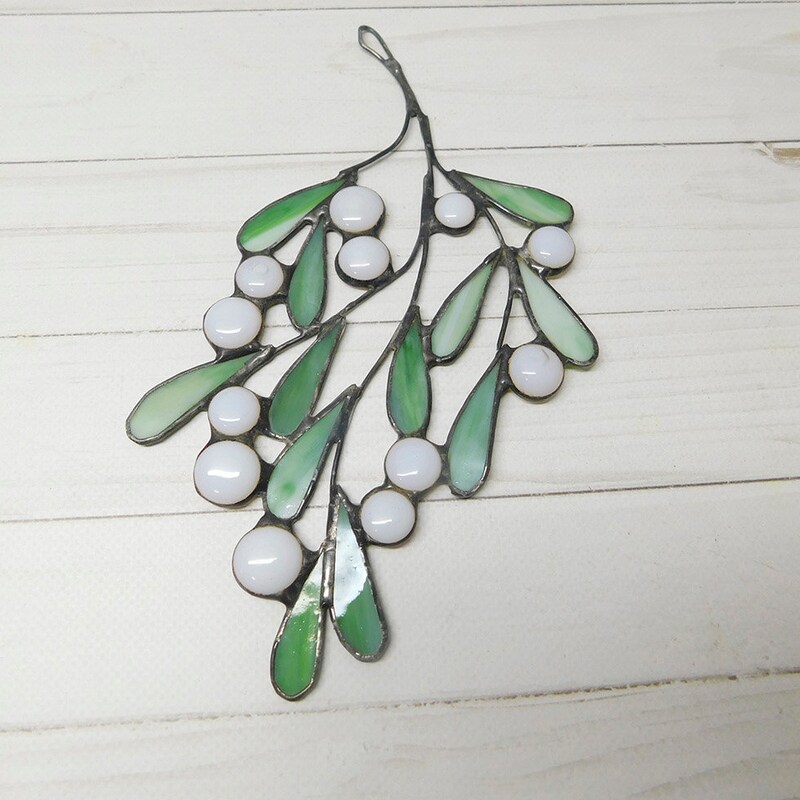 Stained Glass Mistletoe Pattern - Etsy